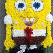 Spongebob Tribute - Funeral Flowers - Roses Florist Birmingham